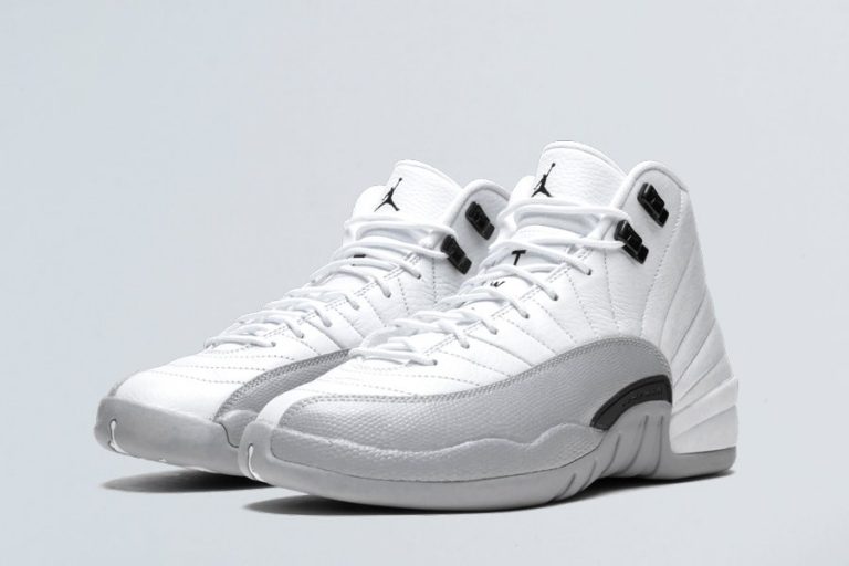 2016 Air Jordan 12 Retro “Barons” White/Black-Wolf Grey - FavSole.com