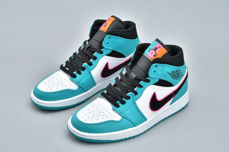 Air Jordan 1 Mid “South Beach” Turbo Green - FavSole.com