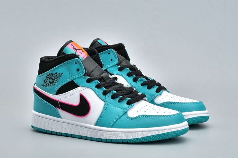 Air Jordan 1 Mid “South Beach” Turbo Green - FavSole.com