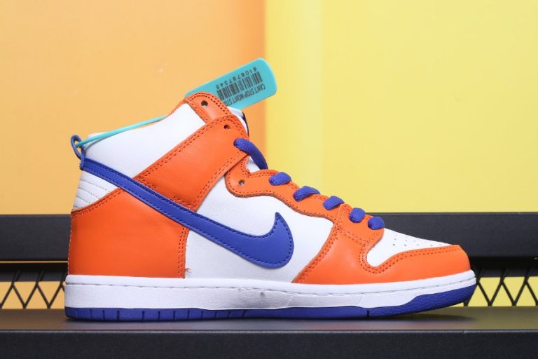 Danny Supa x Nike SB Dunk High Orange Blaze/Hyper Blue-White - FavSole.com