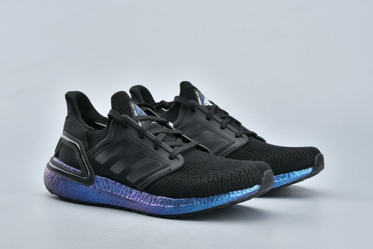 adidas Ultra Boost 2020 “Iridescent” Black/Metallic Purple - FavSole.com