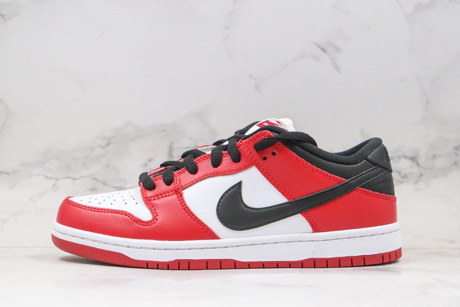 Nike SB J-Pack Dunk Low “Chicago” Varsity Red/White-Black - FavSole.com